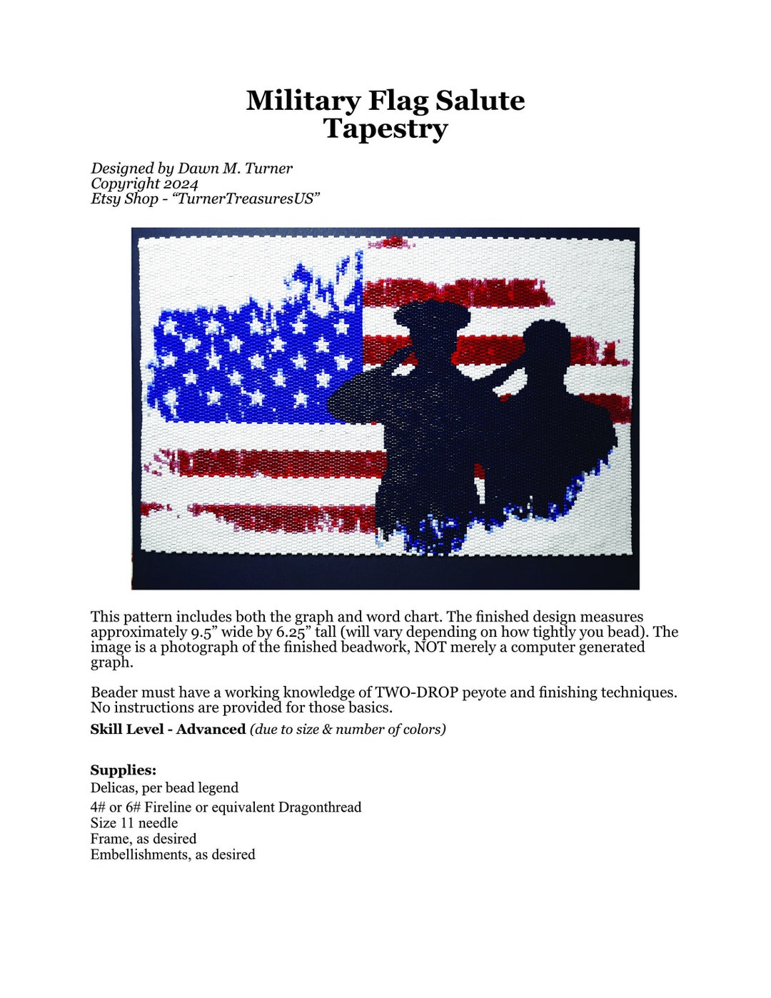 PATTERN, Military Flag Salute Tapestry - Etsy