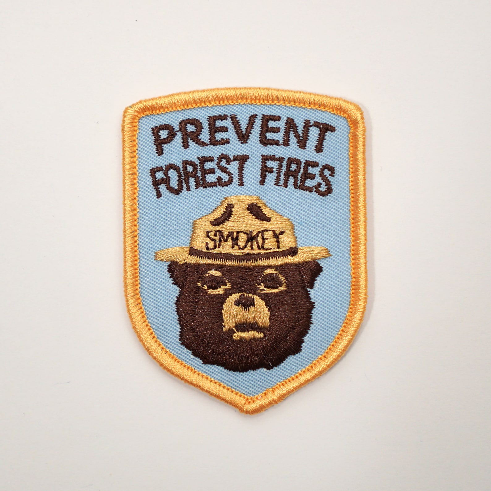 Official Smokey Bear Iron on Patch - Prevent Forest Fires - United ...