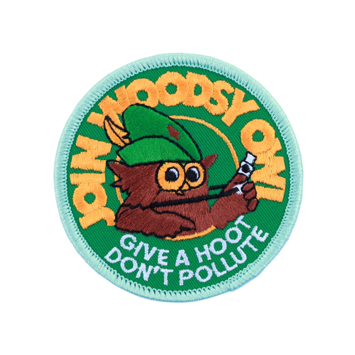 Official Woodsy Owl Patch Give a Hoot Don't Pollute 1973 - Etsy