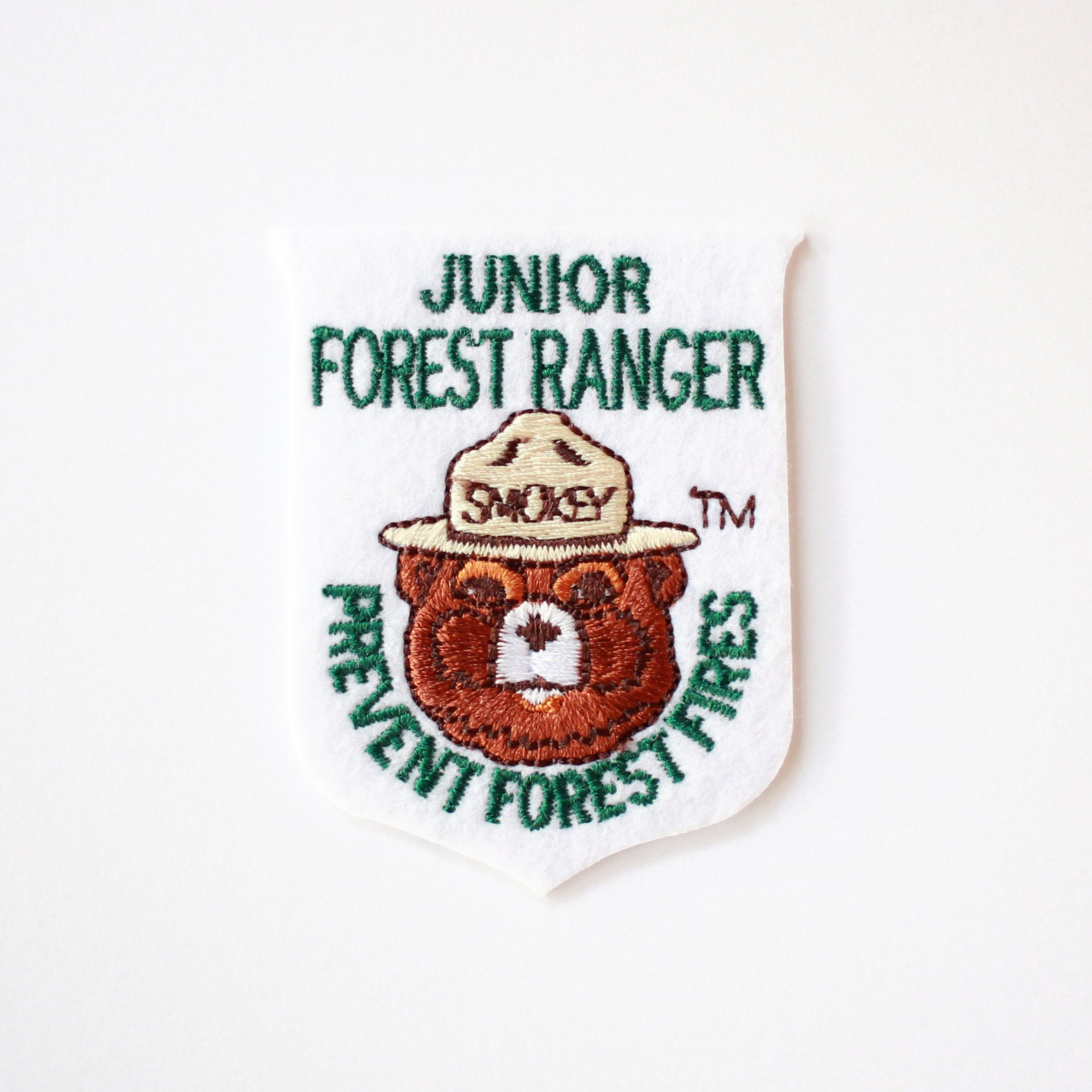 Official Smokey Iron on Patch - US Forest Service - Smoky the Bear ...