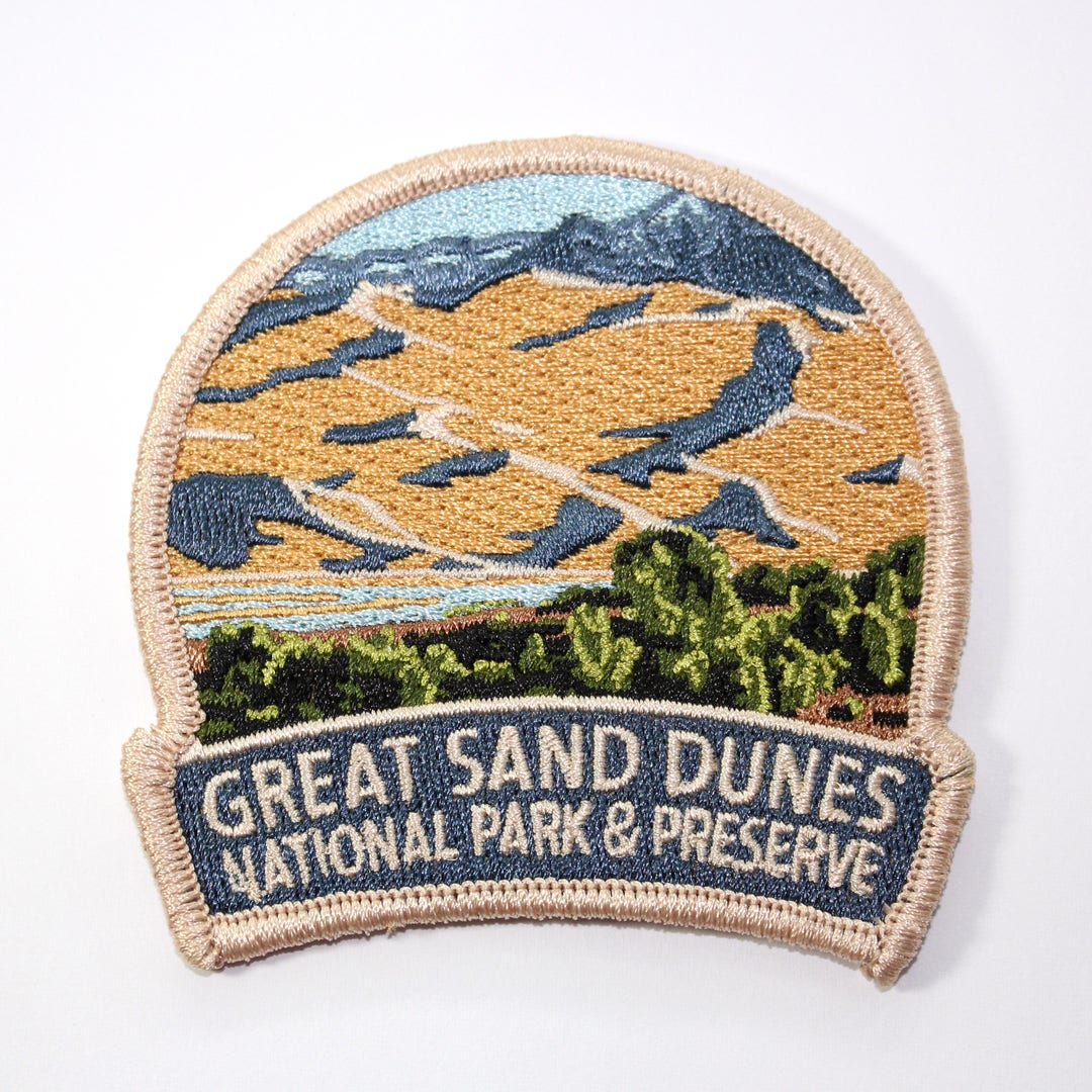 Official Great Sand Dunes National Park and Preserve Souvenir Patch ...
