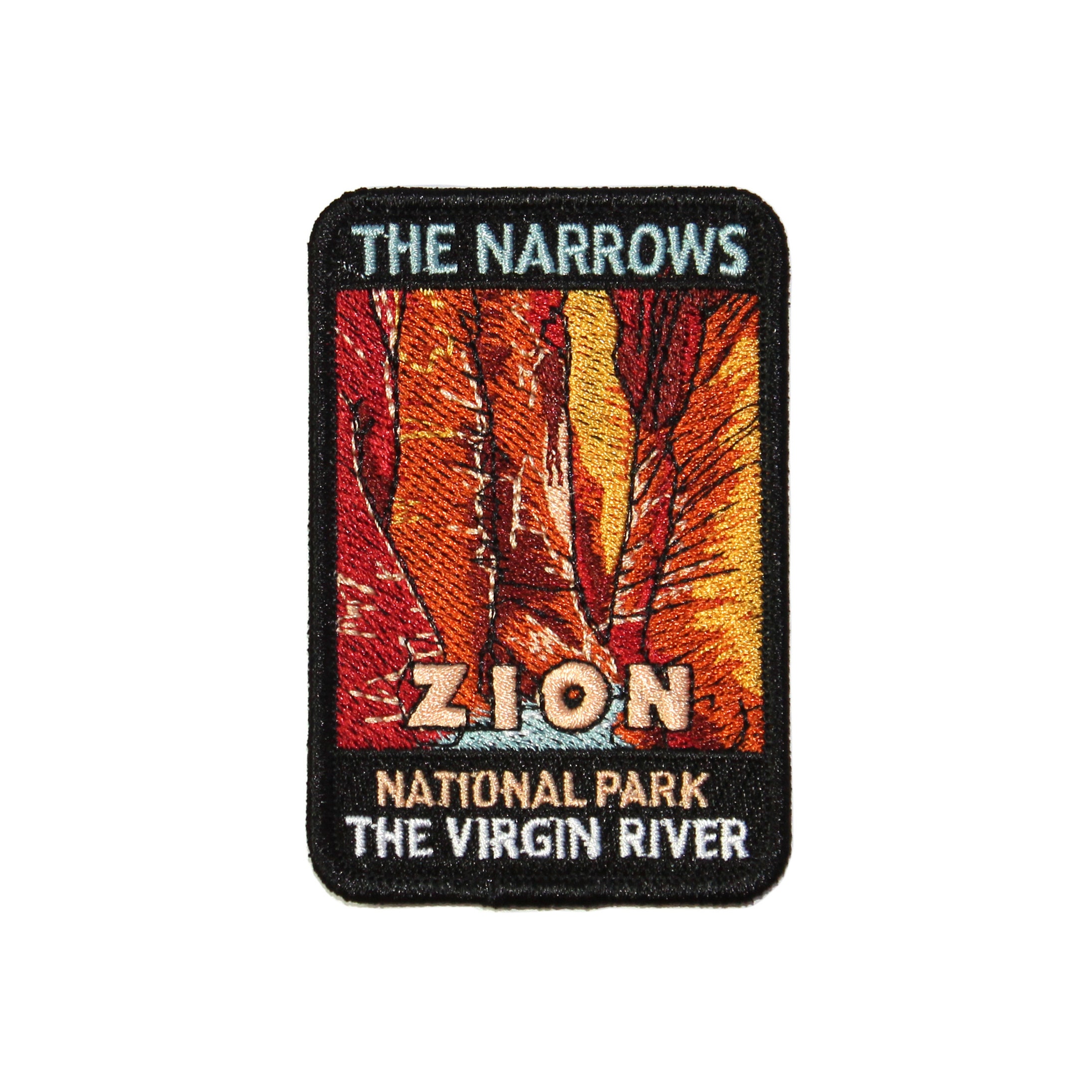 Official Zion National Park Souvenir Patch - the Narrows the Virgin ...