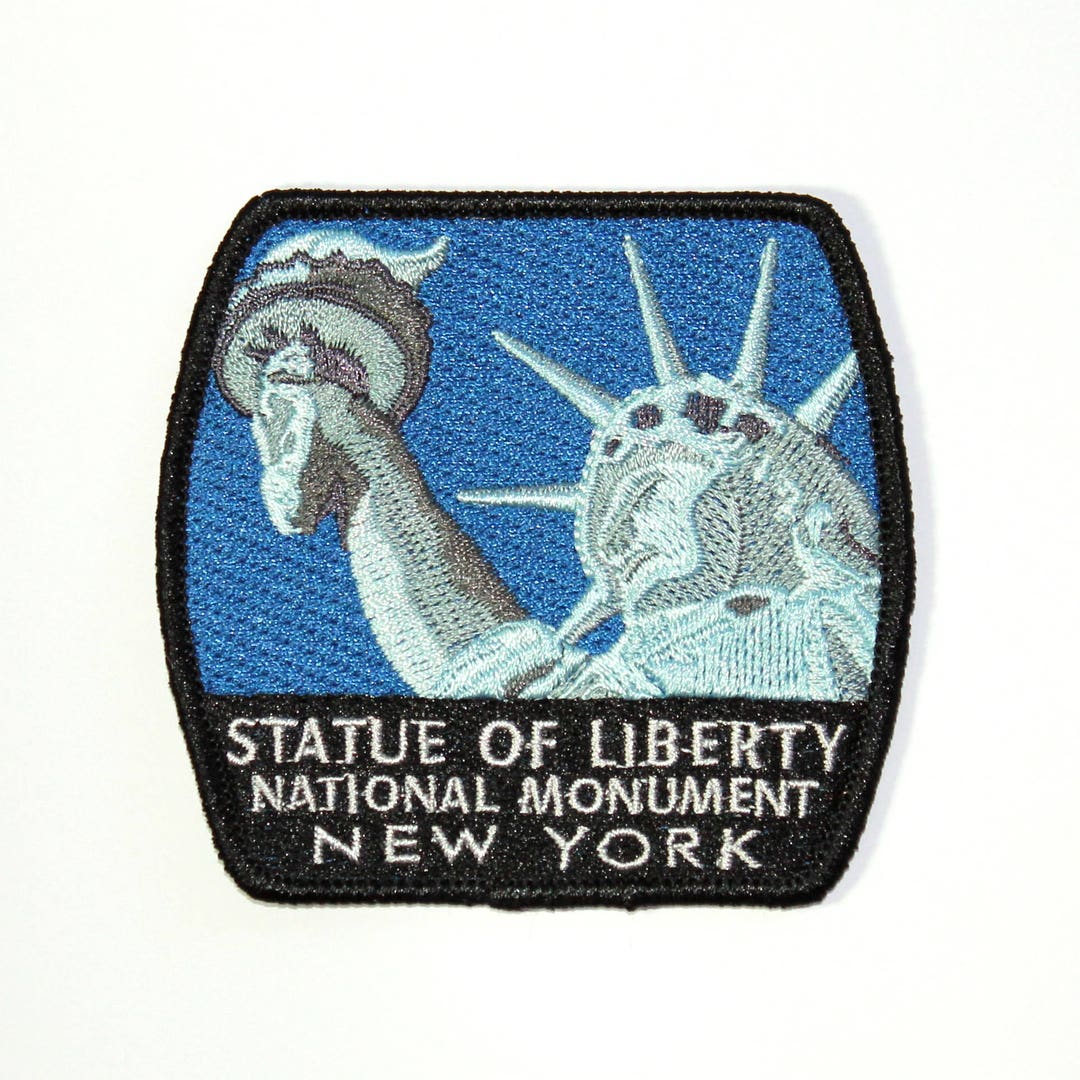 Official Statue of Liberty National Monument Souvenir Patch New York ...