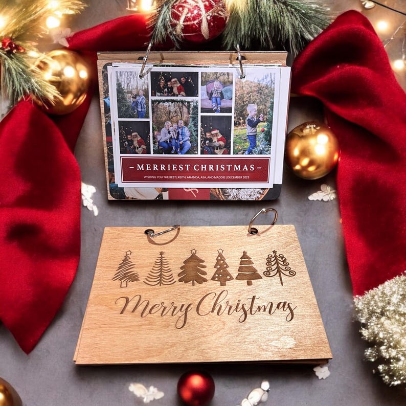 Christmas Card Holder-book-card Organizer-display - Etsy