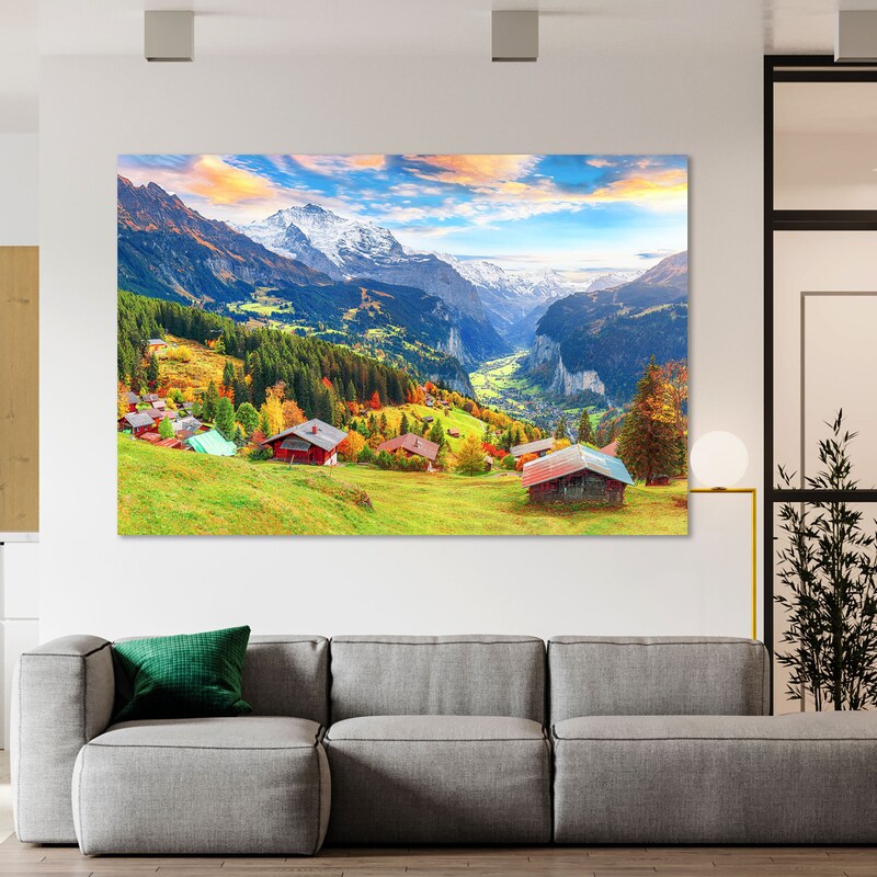 Alpine Painting - Etsy