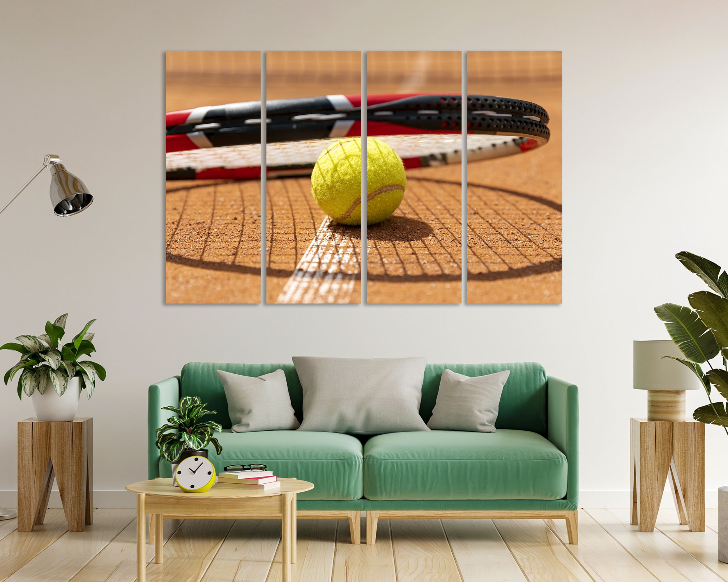 Tennis Art for Wall, Racket Picture Print, Tennis Equipments Photo ...