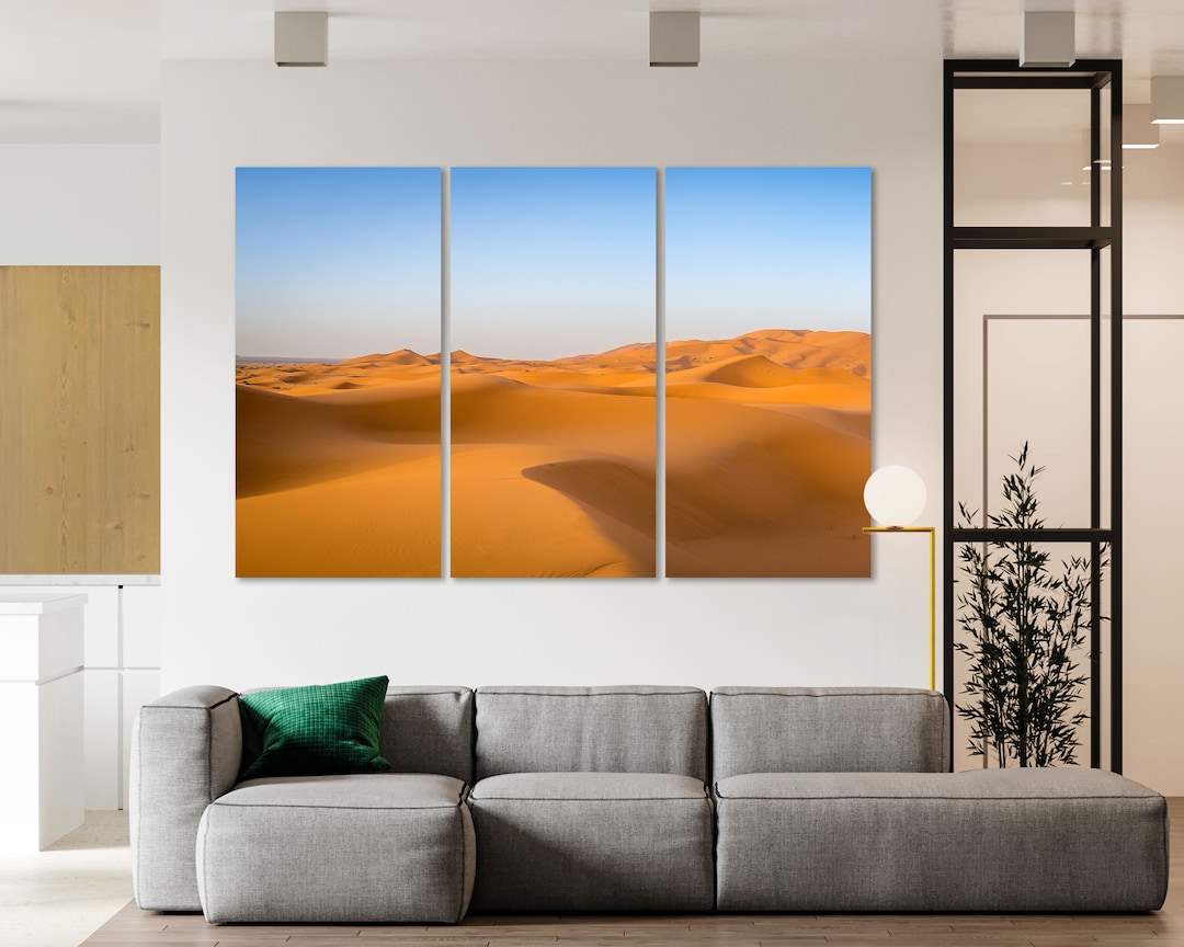 Sahara Desert Print Canvas, Desert of Morocco Photo Print, African ...