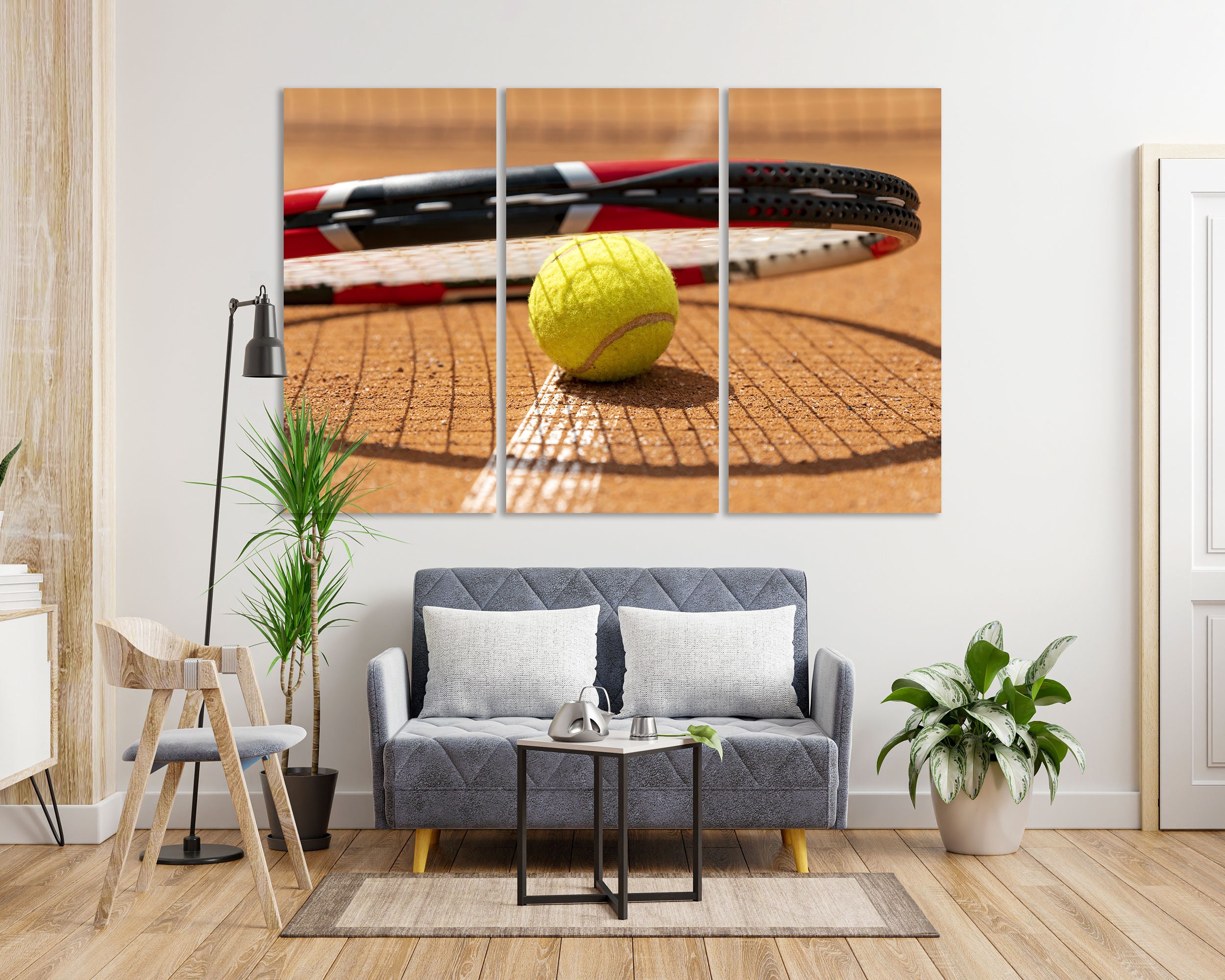 Tennis Art for Wall, Racket Picture Print, Tennis Equipments Photo ...