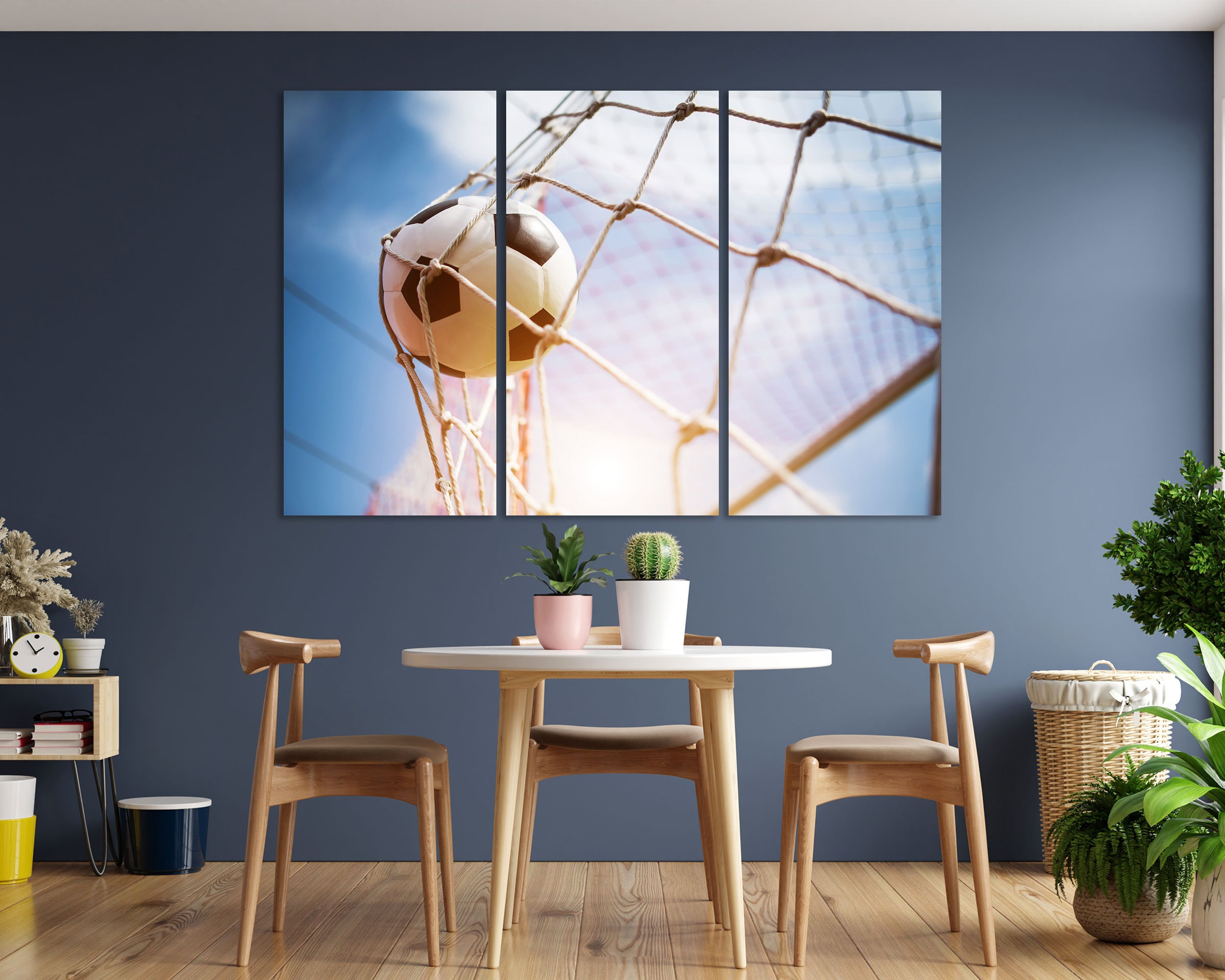 Soccer Ball Art Print, Football Ball Decor for Wall, Soccer Artwork ...