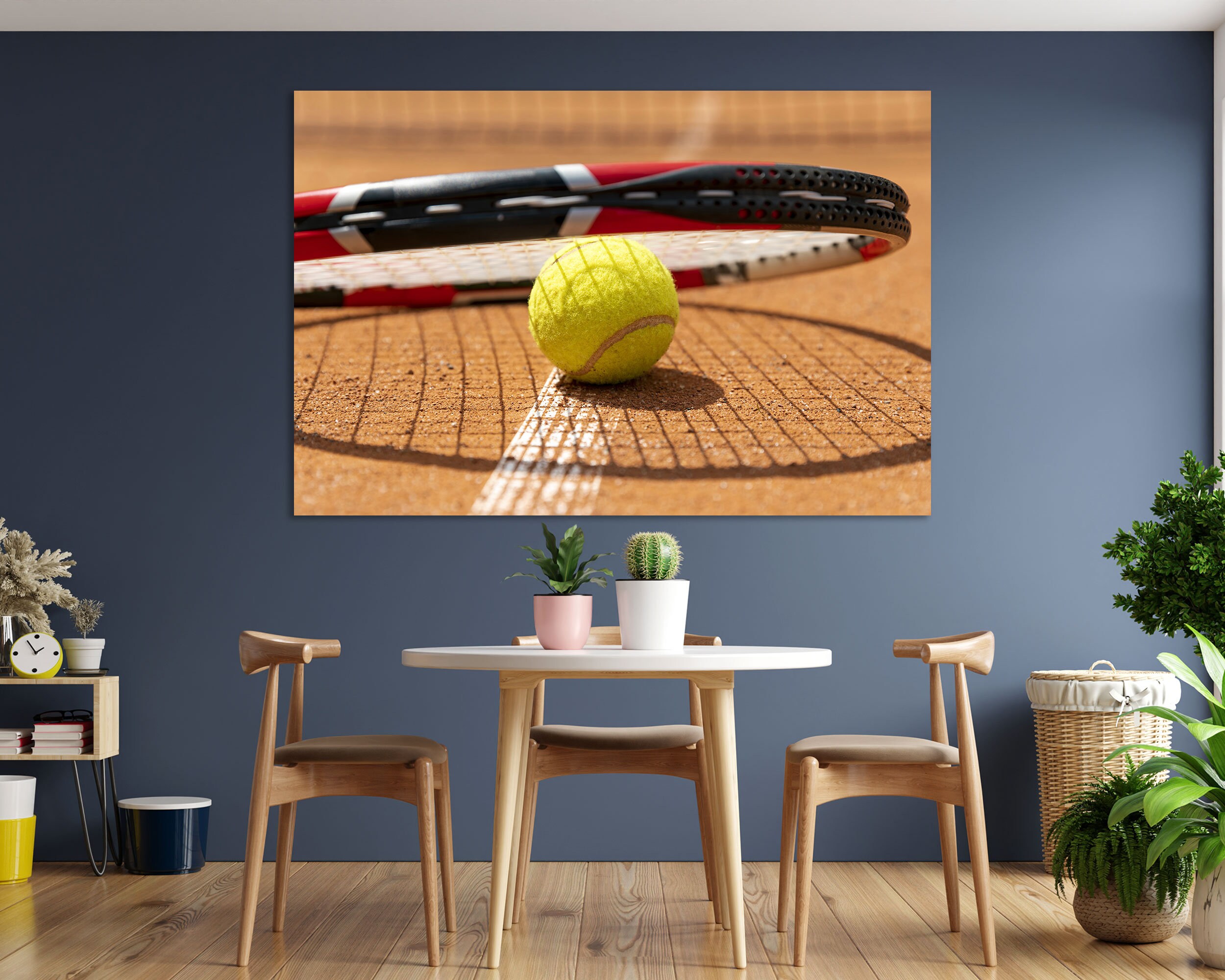 Tennis Art for Wall, Racket Picture Print, Tennis Equipments Photo ...