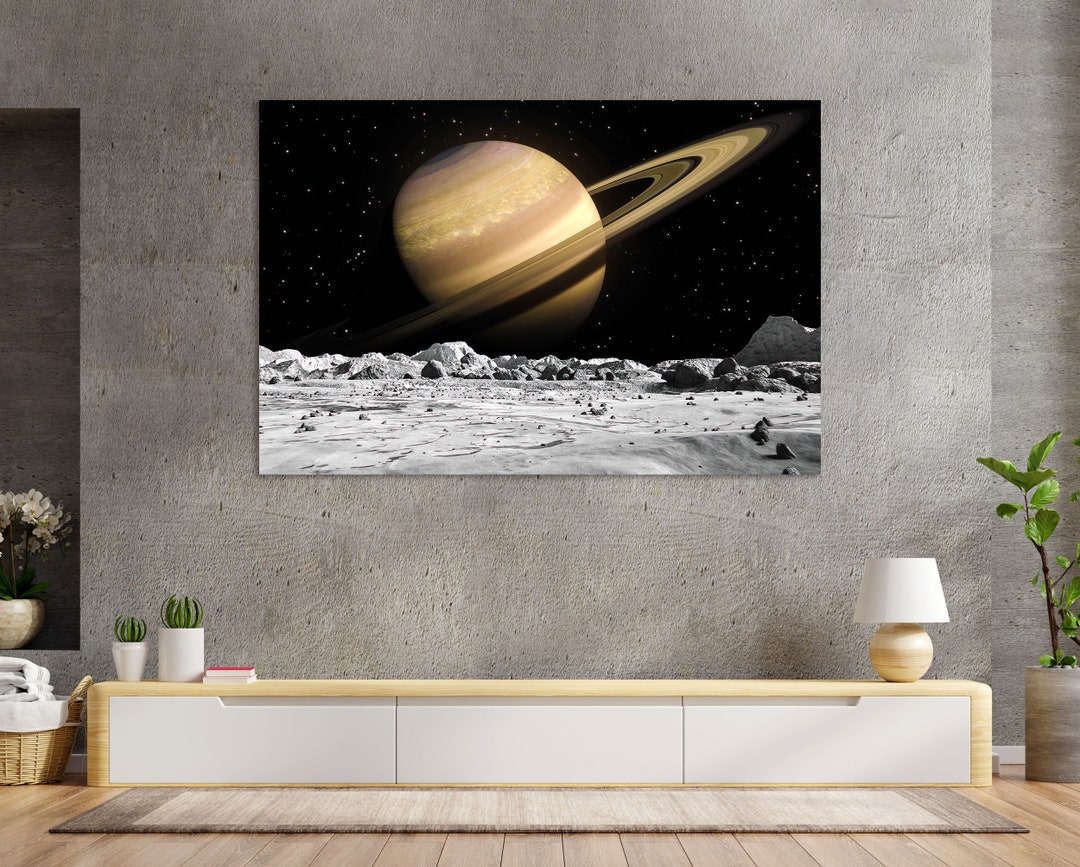 Saturn Planet Photography Print – Space Wall Art | Rings of Saturn ...
