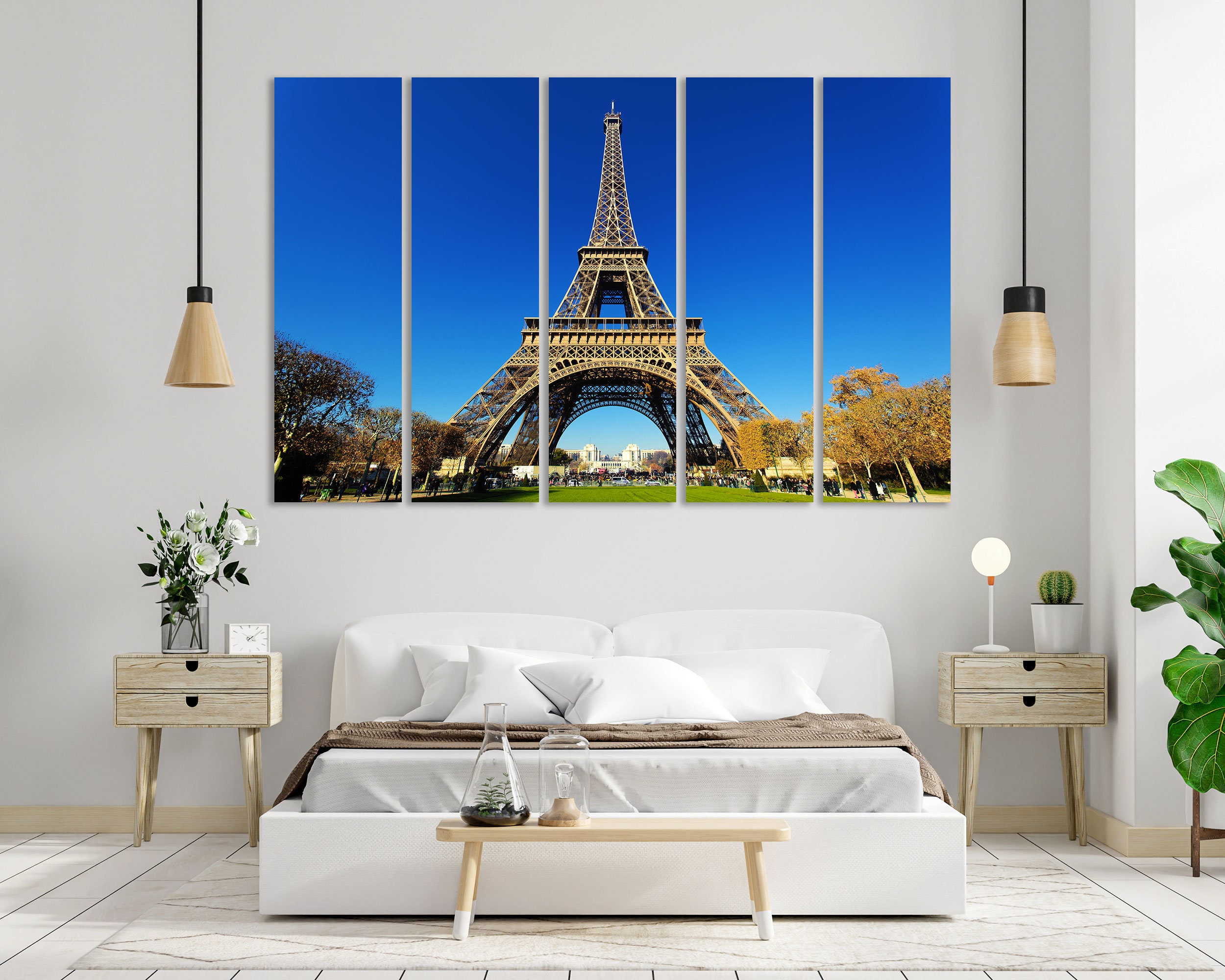 Eiffelturm in Paris Kunst für Interieur, Paris Stadt auf Leinwand ...