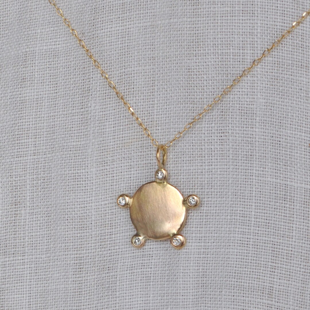 Soleil Diamond Necklace - Etsy