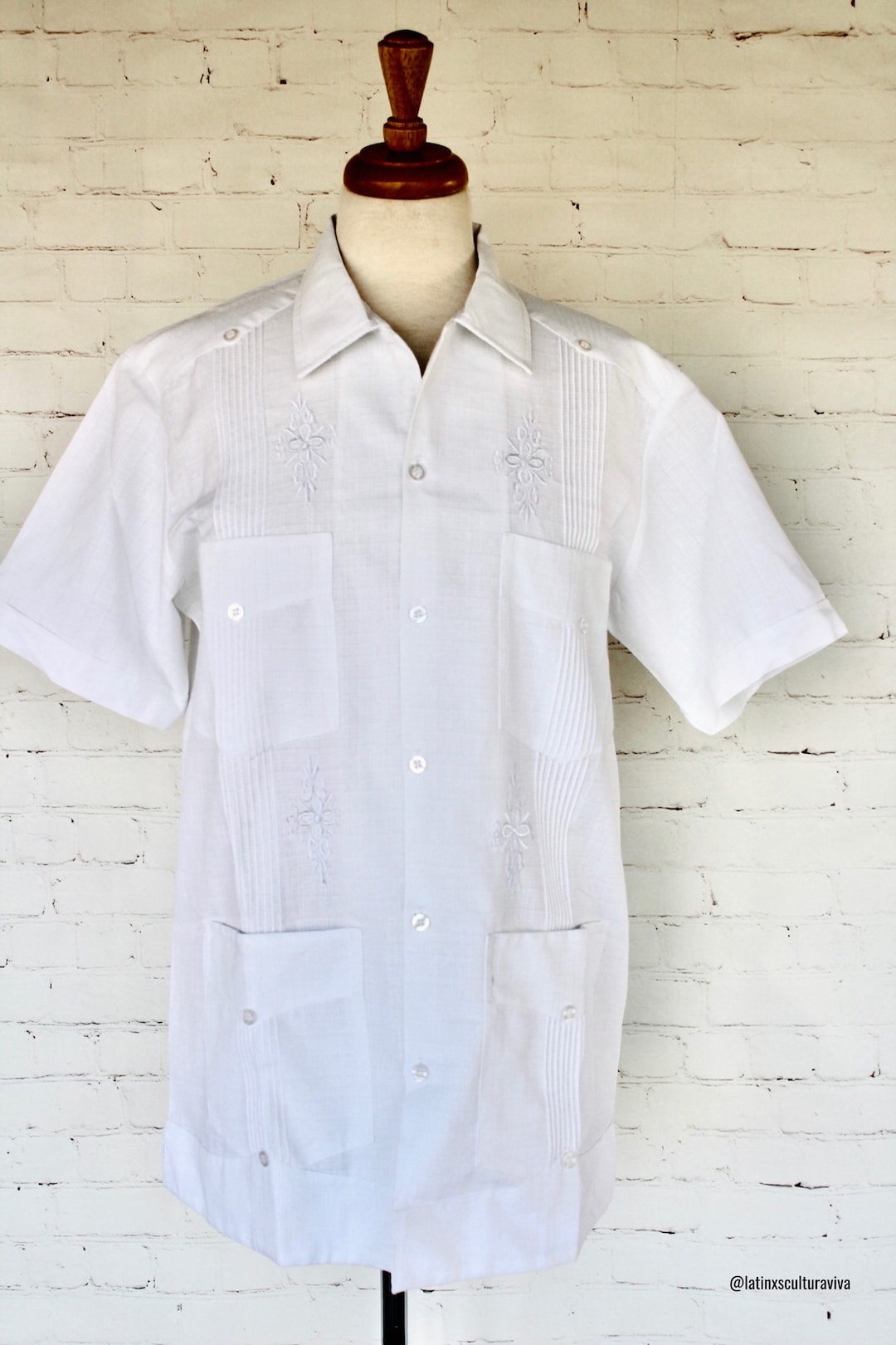Guayabera. Mens Mexican Traditional Shirt. Guayabera for Men. Linen ...