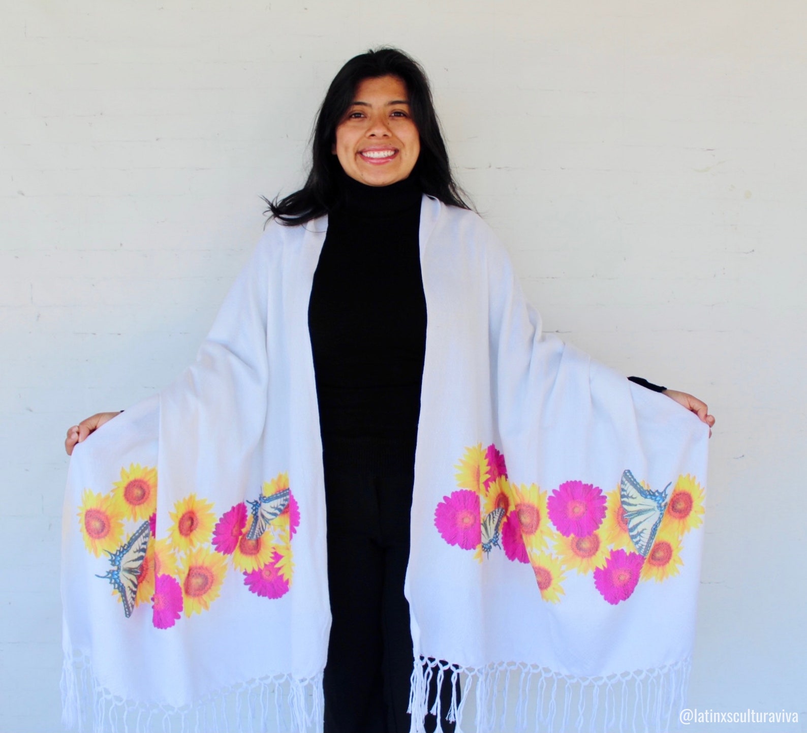 Rebozos Mexicanos, Frida Kahlo, Mexican Shawl, Mexican Rebozo, Rebozo ...