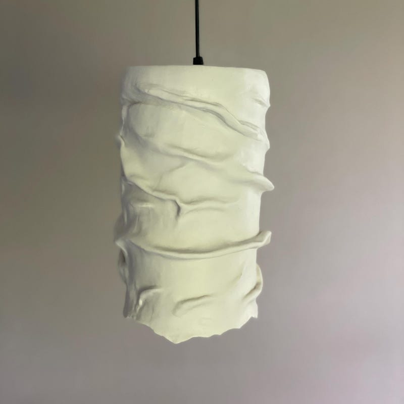 Clay Pendant Light - Etsy
