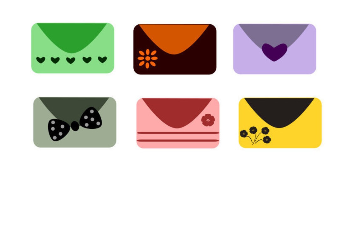 Envelopes SVG/ Envelope Clipart/ Envelopes PNG - Etsy