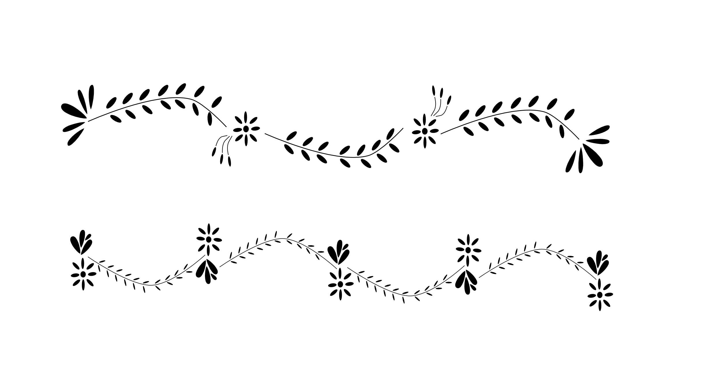 Floral Page Border/page Border SVG - Etsy