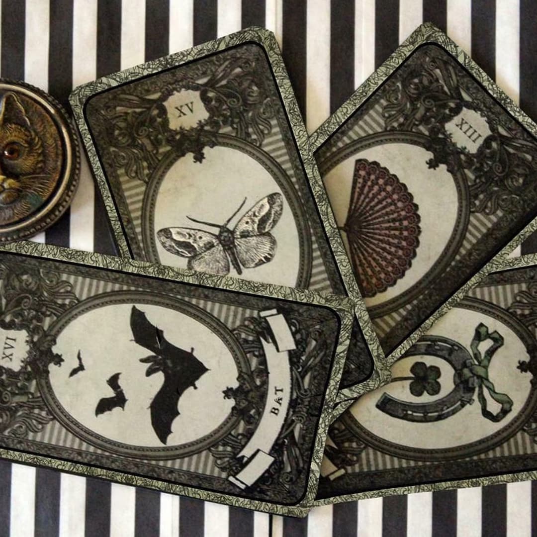 Miss Mai’s Victorian Oracle Deck: 32 Tarot Size Picture Cards + Guide ...