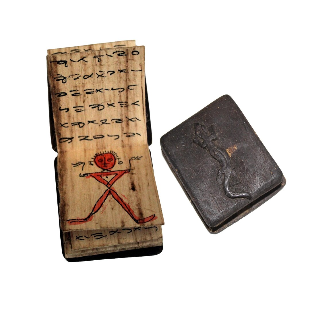 Batak Shaman Pustaha Manuscript Codex : Grimoire, Magic Book - Etsy