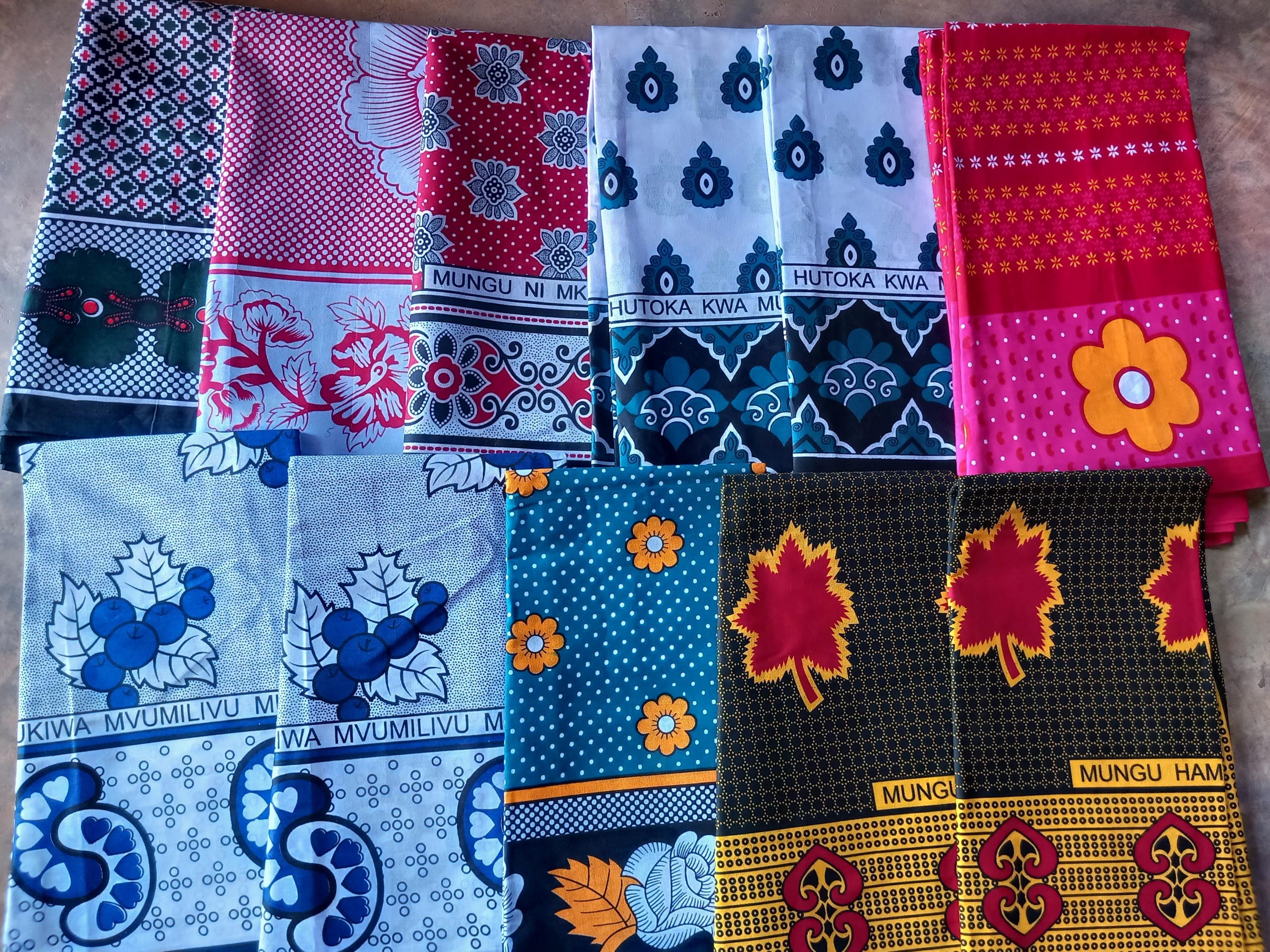 Kanga Fabric, African Khanga Wholesale, Tanzanian Khanga Nzito, African ...