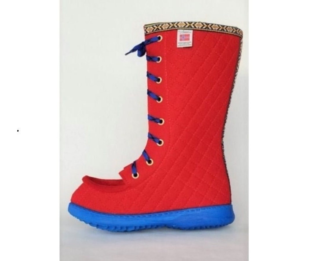 Lobben Boots - New - Tall Height Traditional - Red - Etsy