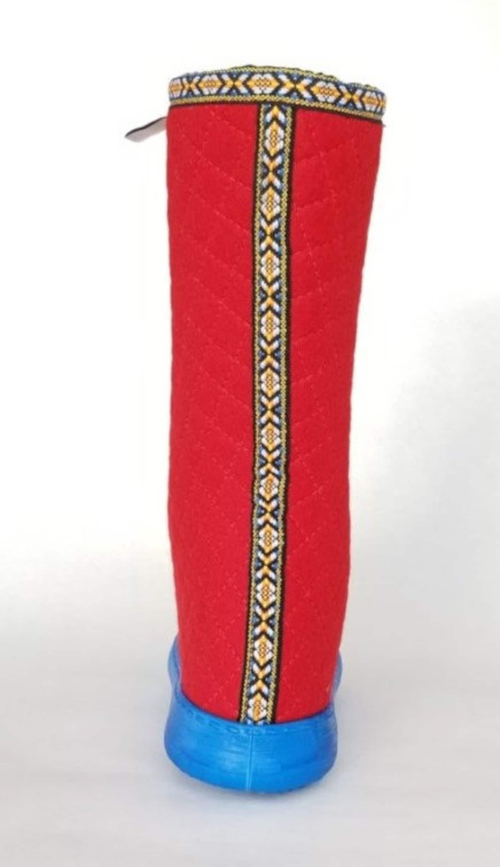 Lobben Boots - New - Tall Height Traditional - Red - Etsy