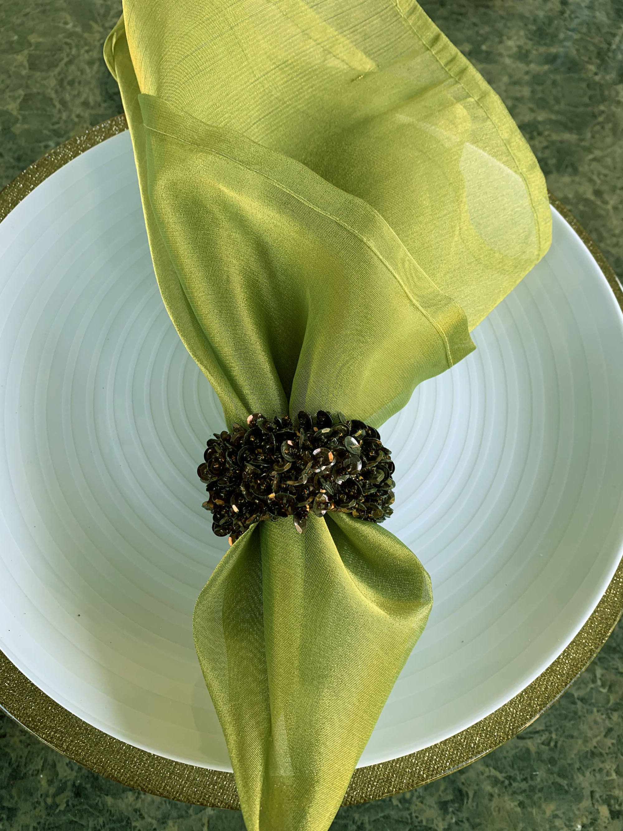 Sheer Napkins 20" X20" Set of 6 Peace's - Etsy