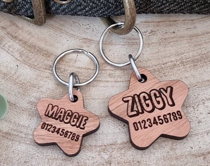 Wooden Dog Tag, Circle Dog Tag, Dog ID, Have Your People Call My People ...