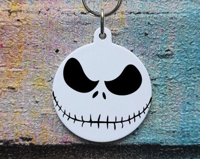 Jack Skellington Dog ID Tag Pet ID Tags Custom Pet Tag Pet Name Tags ...
