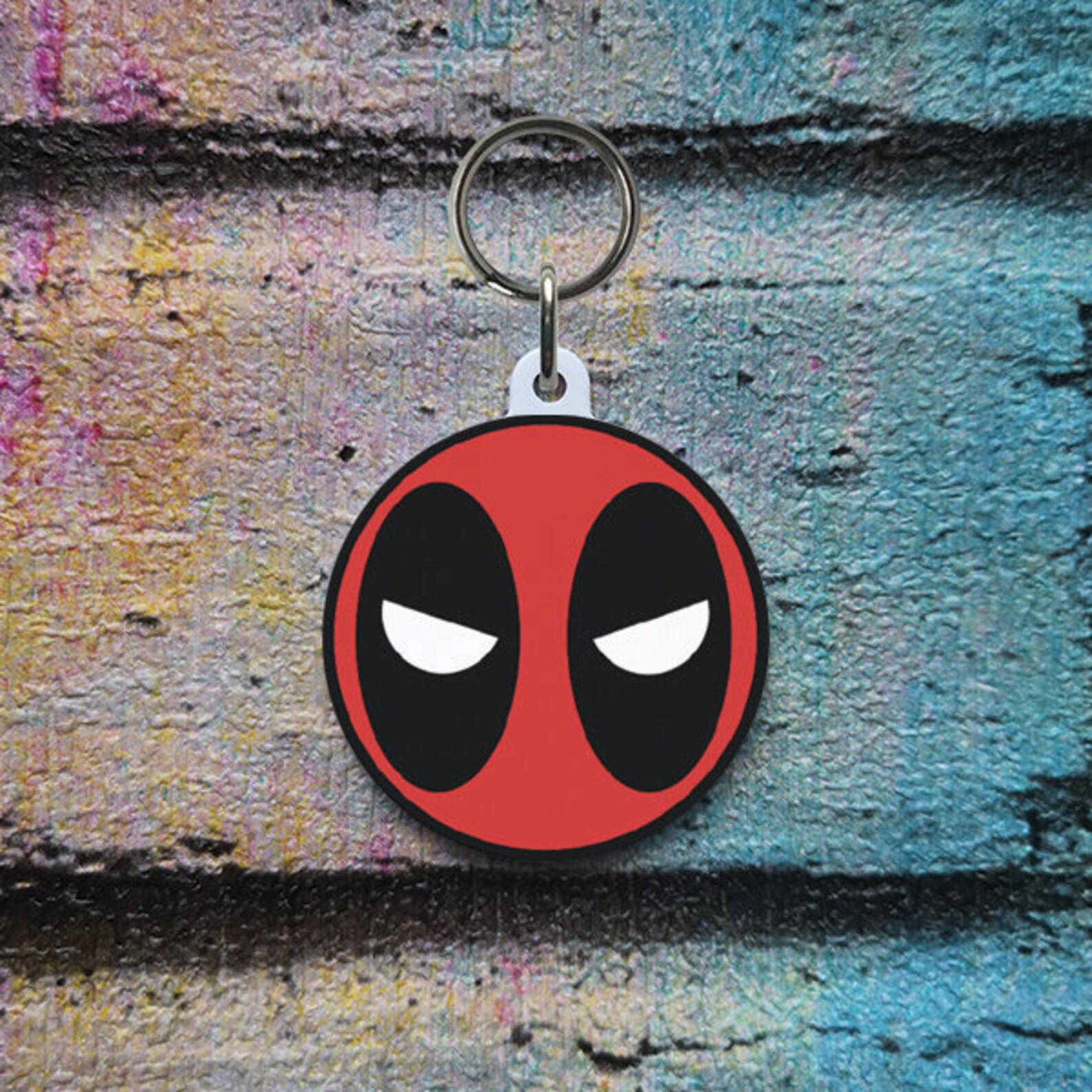 Deadpool ID Tag Pet ID Tags Custom Pet Tag Pet Name Tags | Etsy