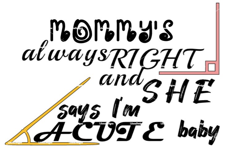 Math Geometry Onesies, Math Baby Shower, Math Baby, Daddy Obtuse, Acute ...