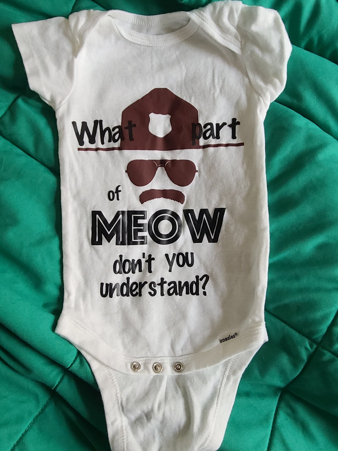 Feed Me Right Meow and What Part of Meow Don't You Understand Onesies ...