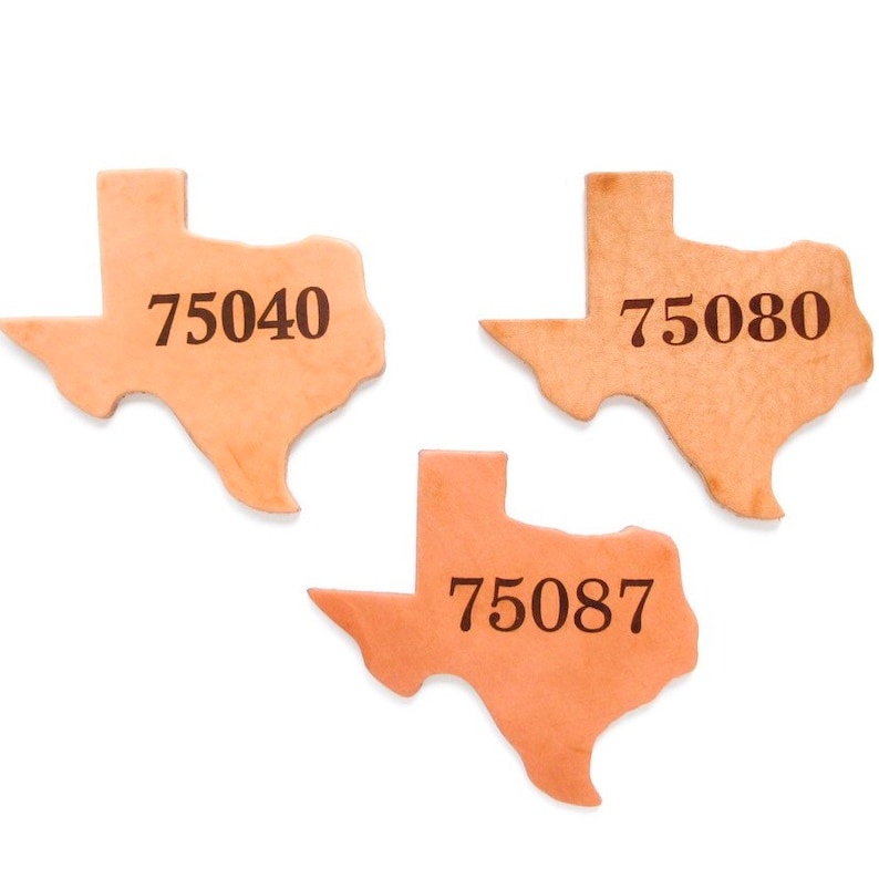 Texas Leather Coasters - Etsy