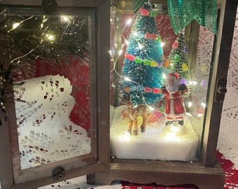 Christmas Lanterns Decorations Centerpiece Sparkly Lights for the ...