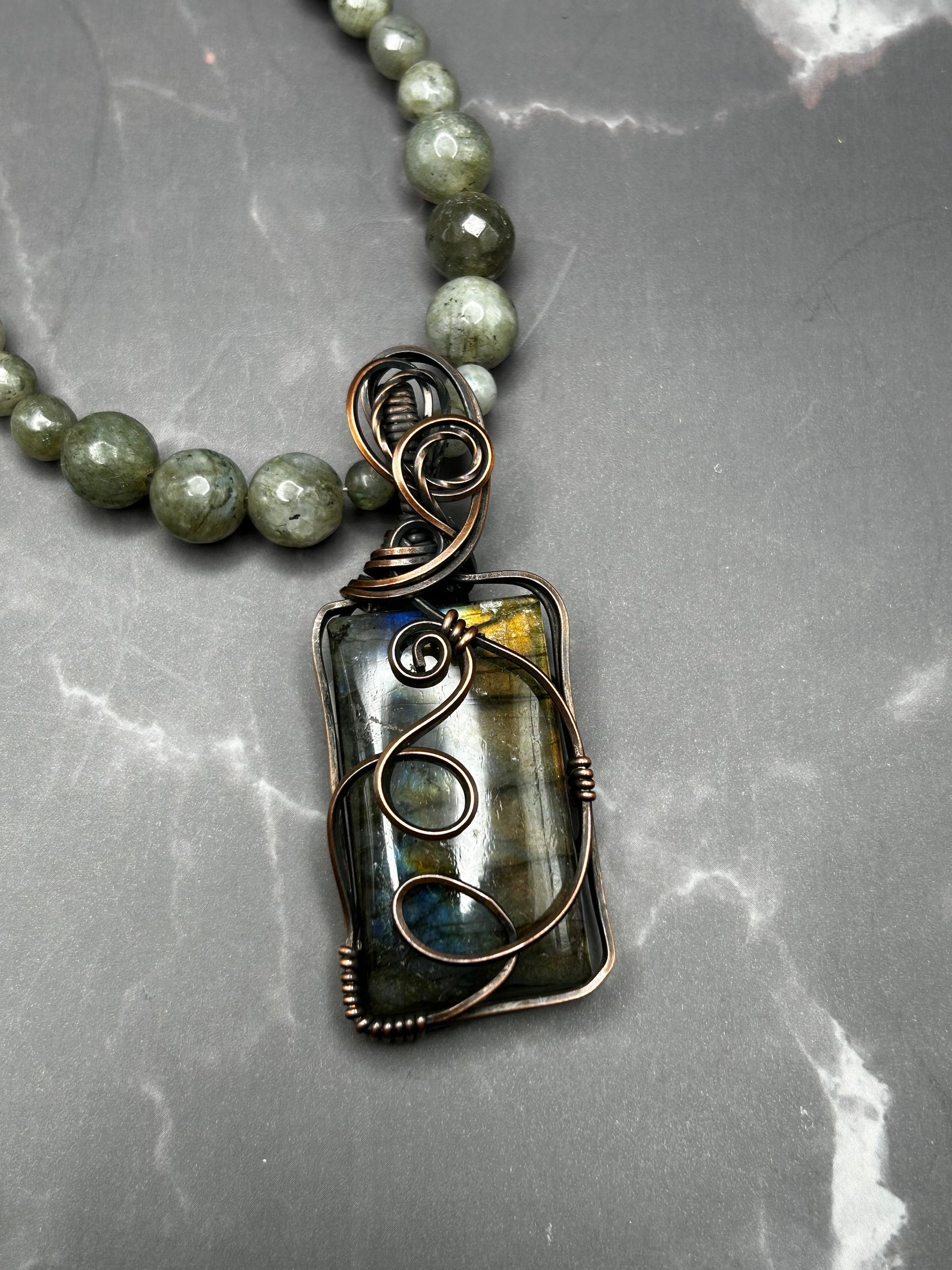 Ethereal Guard Necklace - Etsy