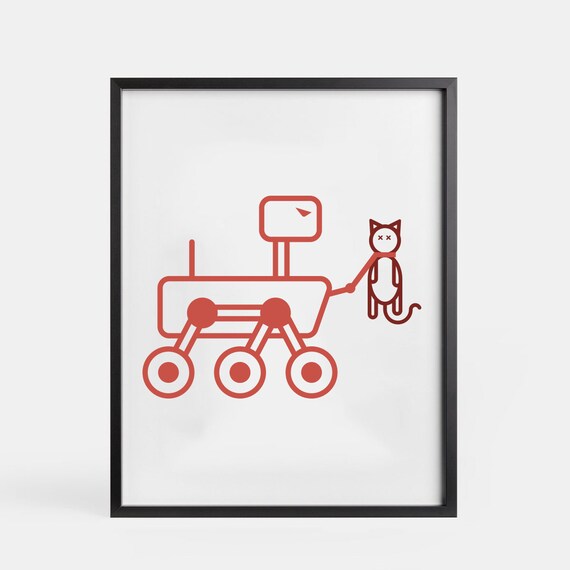 Mars Rover Curiosity Cat