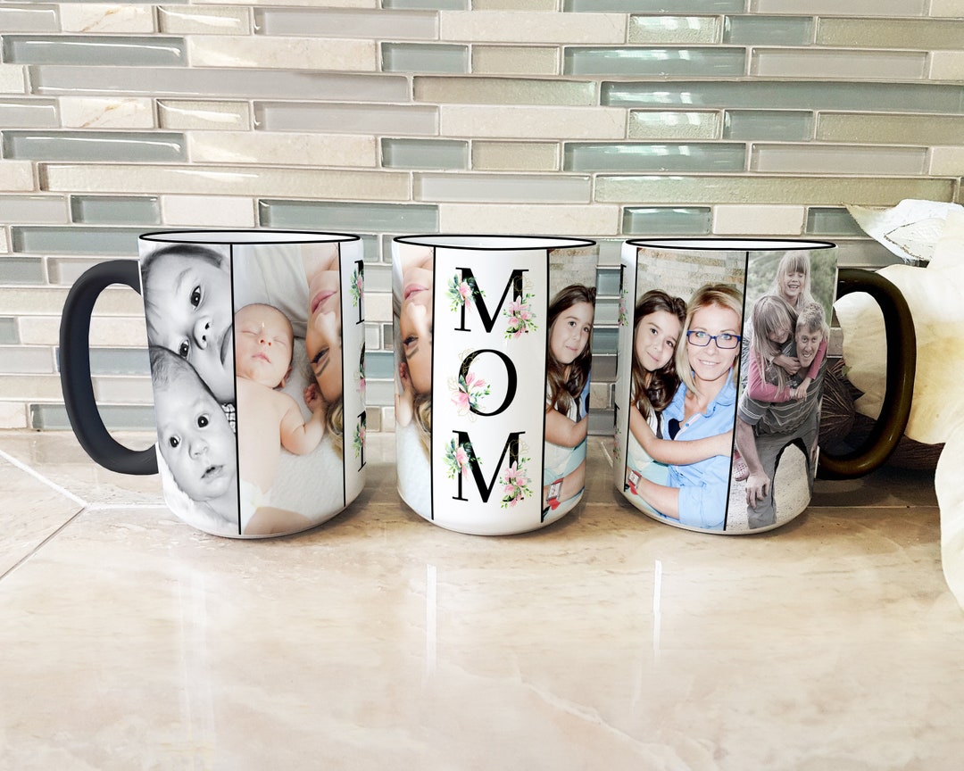 Custom Photo Mug, Photo Collage Mug, Picture Mug, Gift for Mom, Gift ...
