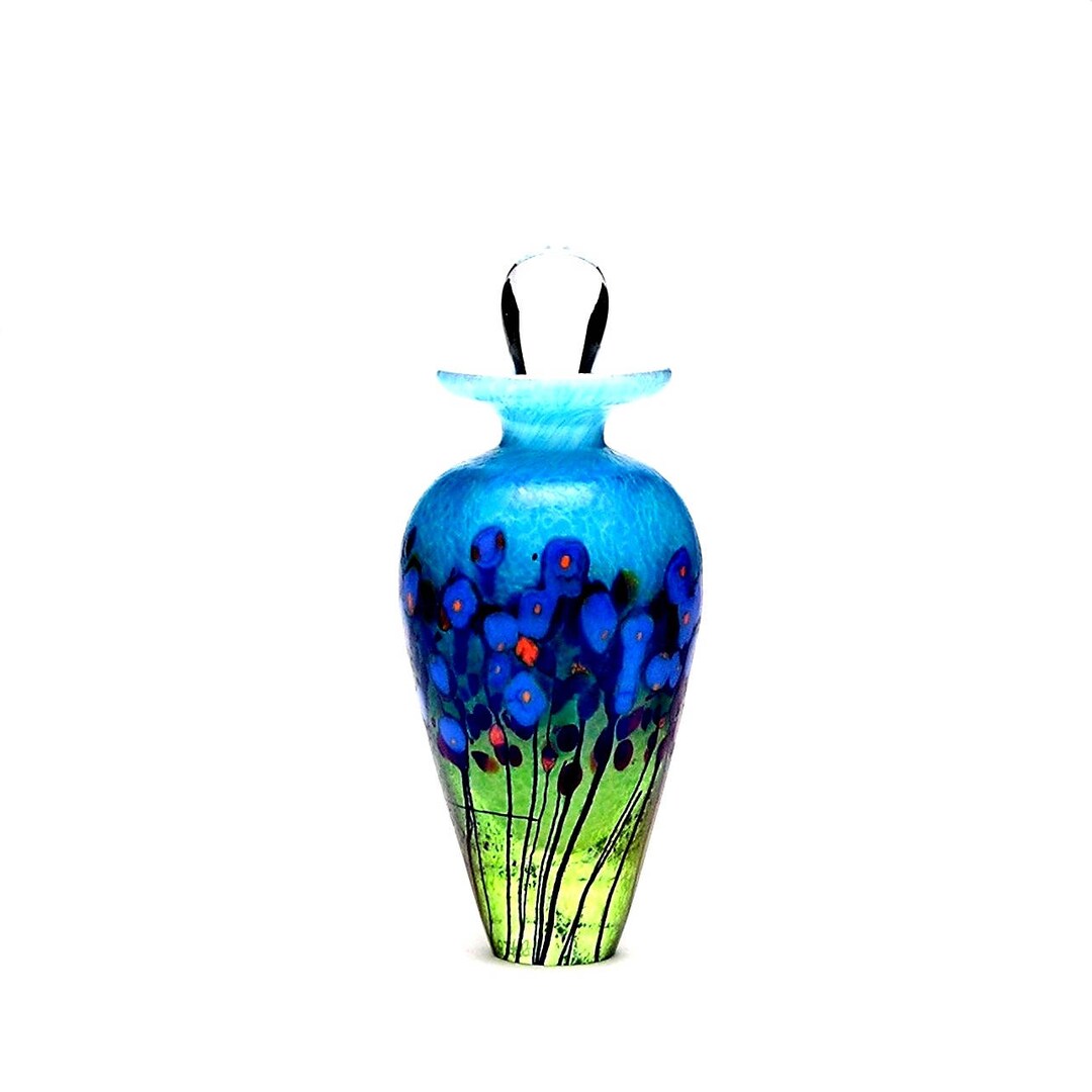 Keepsake Mini Urn, Forget Me Not, Blue Small Cremation Urn - Etsy