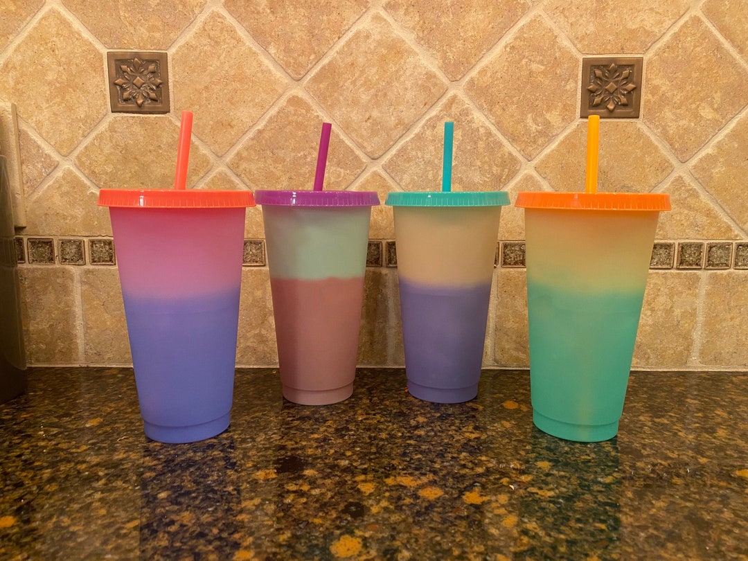 24 Oz Personalized Color Changing Cups Birthday Gifts Bridal Party ...