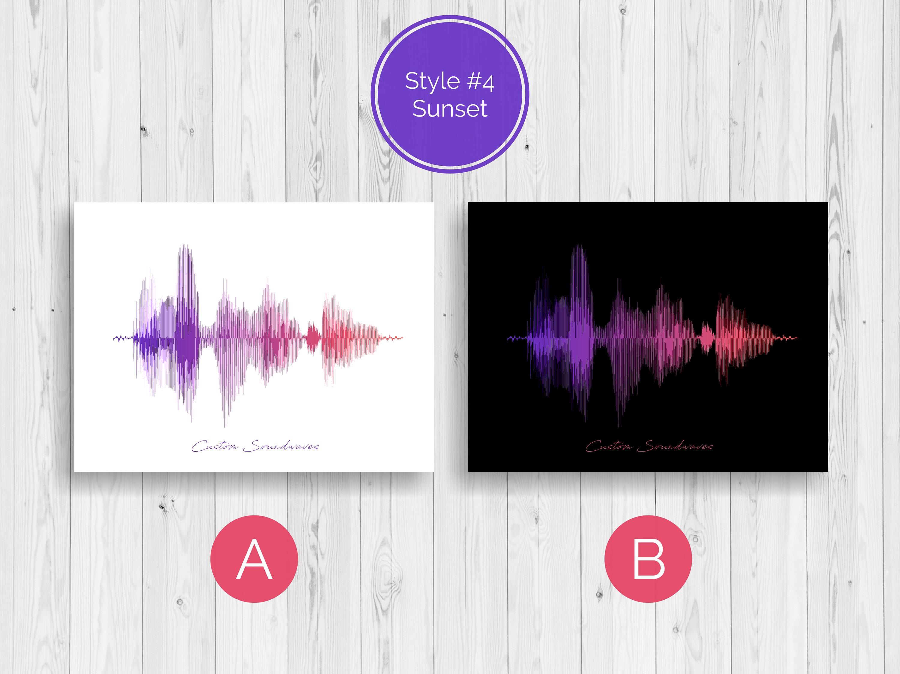 Custom Soundwave Print Printable Personalized Voice Art - Etsy