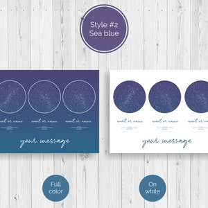 Custom Star Map Triple Star | Our Story Our Children Map Night Sky ...