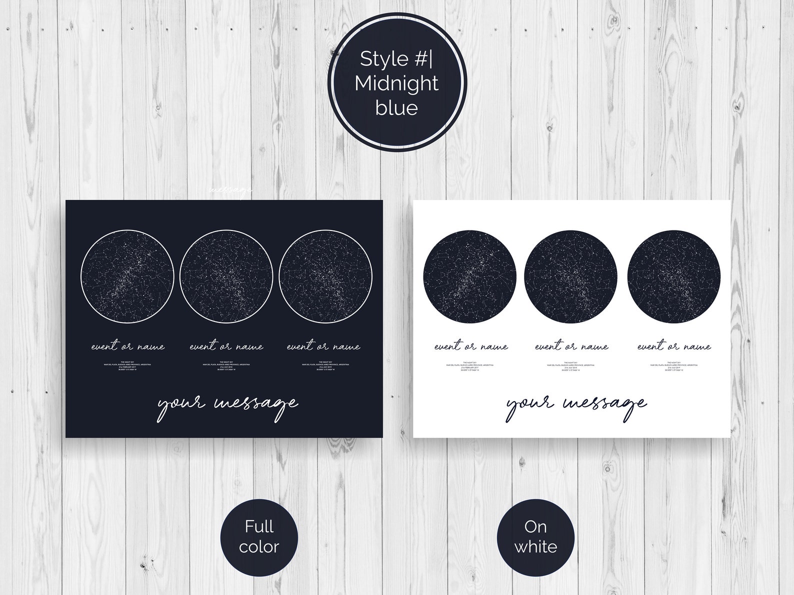 Custom Star Map Triple Star Our Story Our Children Map Night | Etsy