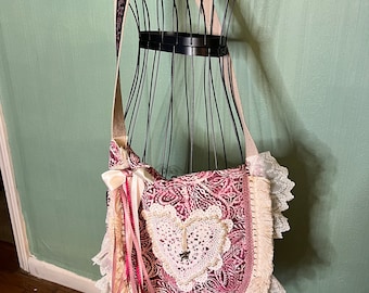 Shabby Chic,boho, Doily, Purse, Bag, Crossbody, Unique, Victorian Era ...