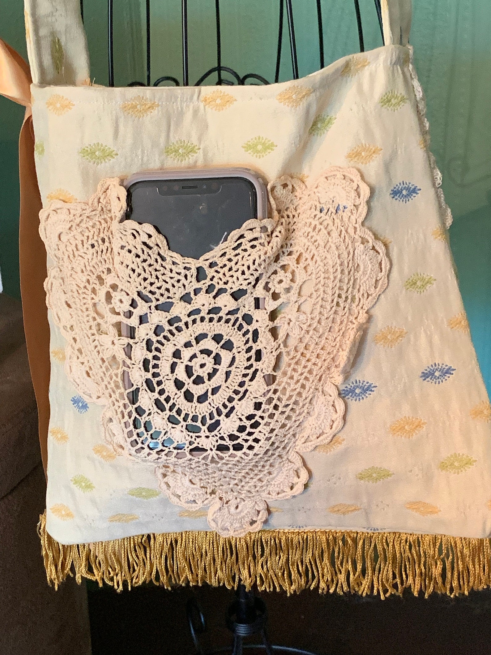 Vintage Boho Victorian Doily Lace Bag Purse - Etsy