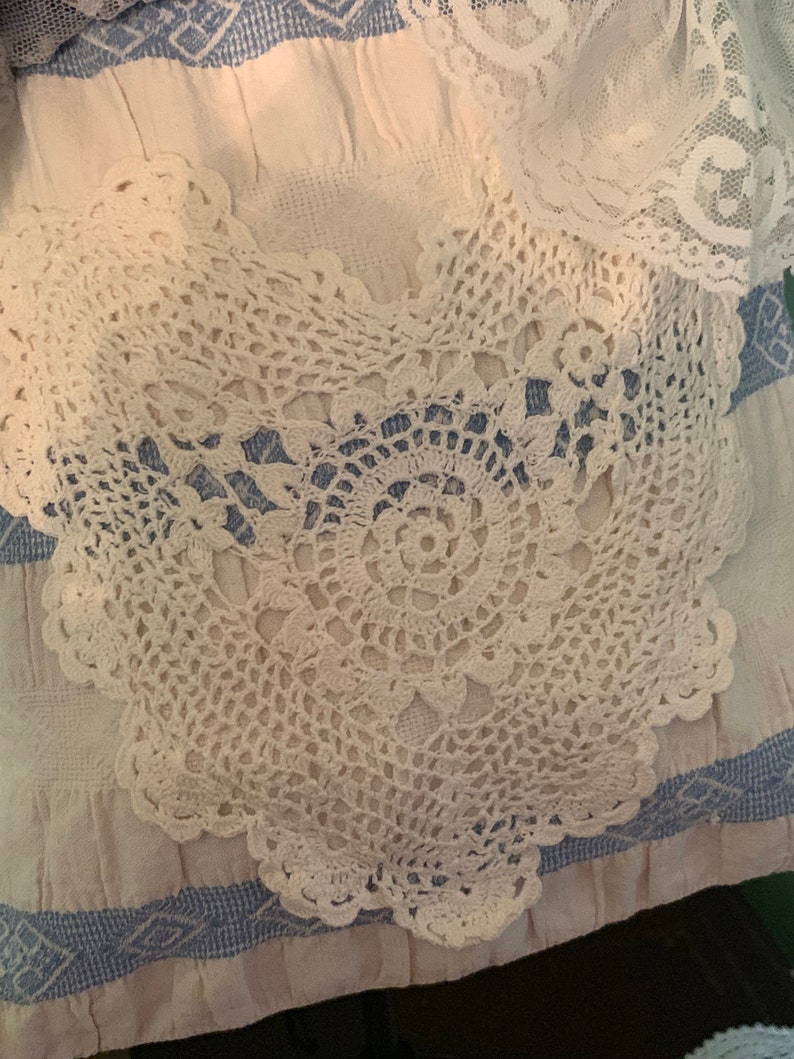 Victorian Inspired Purse Lacey Doily Handbag Tote - Etsy
