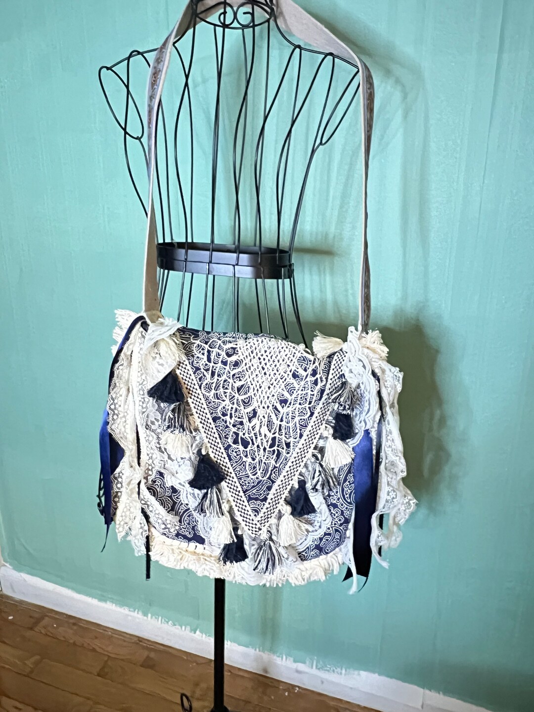 Victorian Inspired Doily Bag Lace Purse Shabby Chic - Etsy