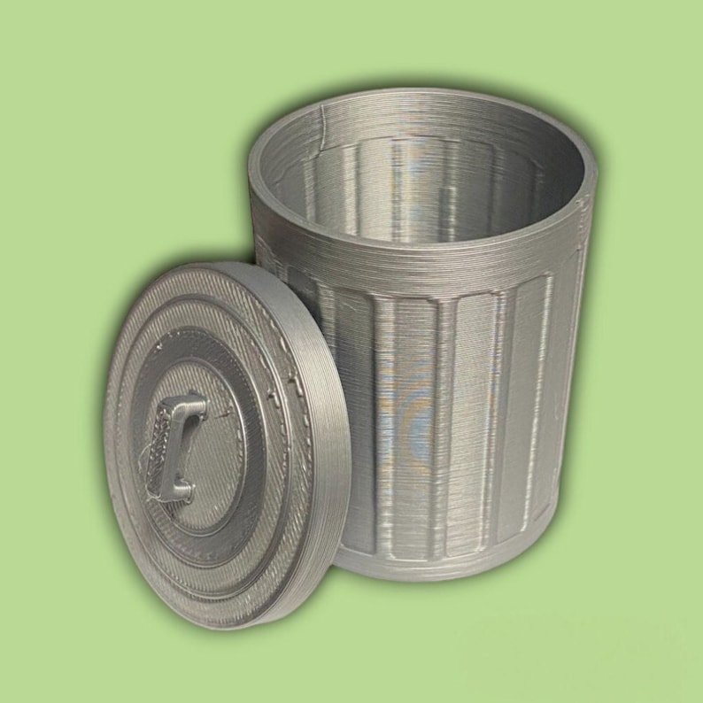 Miniature 3D Printed Desk Trash Can - Compact and Stylish - Etsy