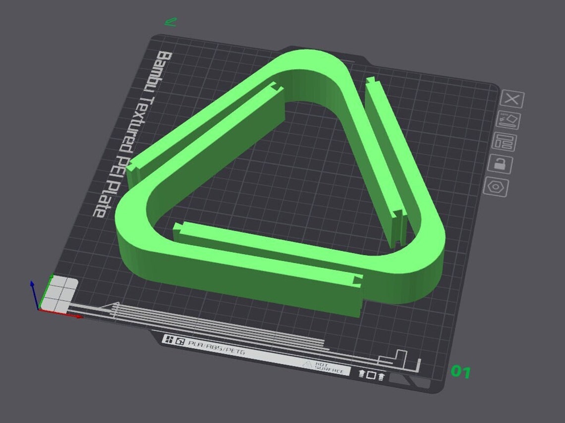 8 Ball Pool Triangle STL Files - 3 Piece Snap Together! 3D Printable ...