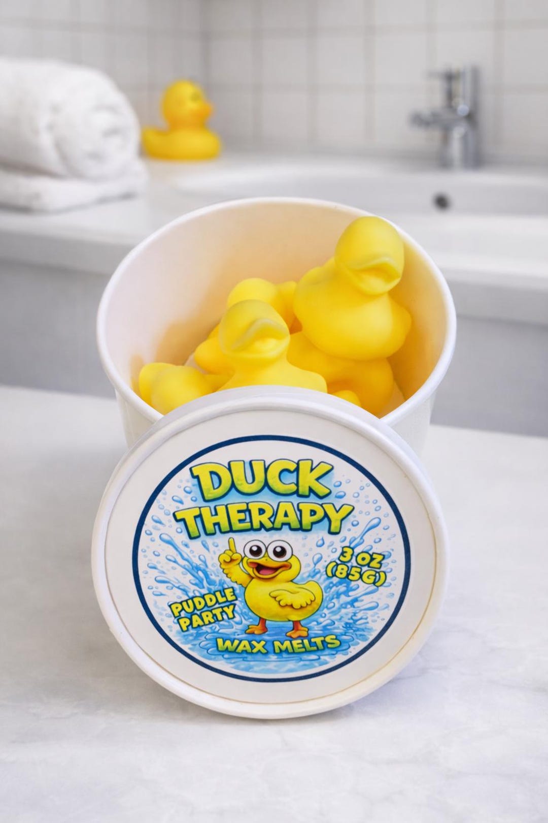 Yellow Rubber Ducky Wax Melts (duck Therapy) – Rainforest Hibiscus ...